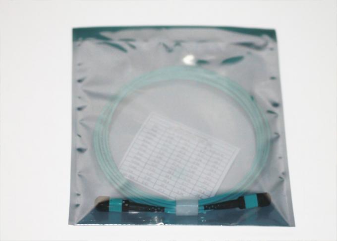 12 Cores Multimode Fiber Optic MPO MTP Cable / Multimode Fiber Optic Cable
