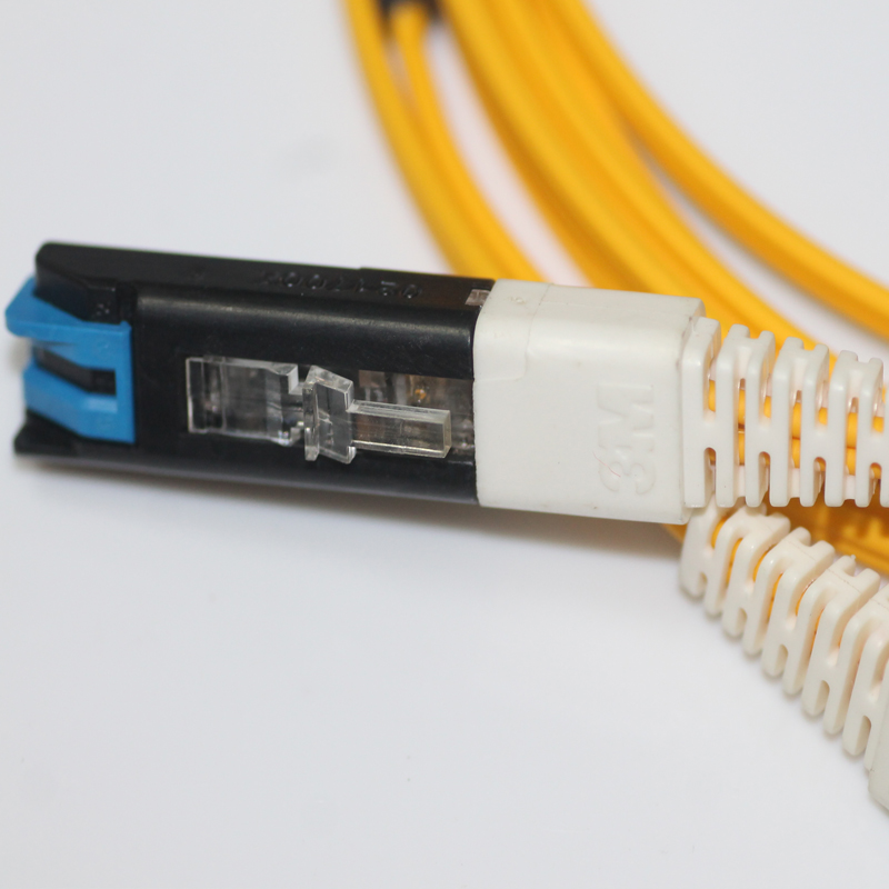 OM2 15 Meters 3.0mm Fiber Optic Cable Patch Cord 3M VF45 to LC Multimode