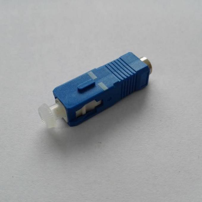 15dB SC UPC Fixed Fiber Optic Adapters Singlemode Simplex OS2 Metal Type