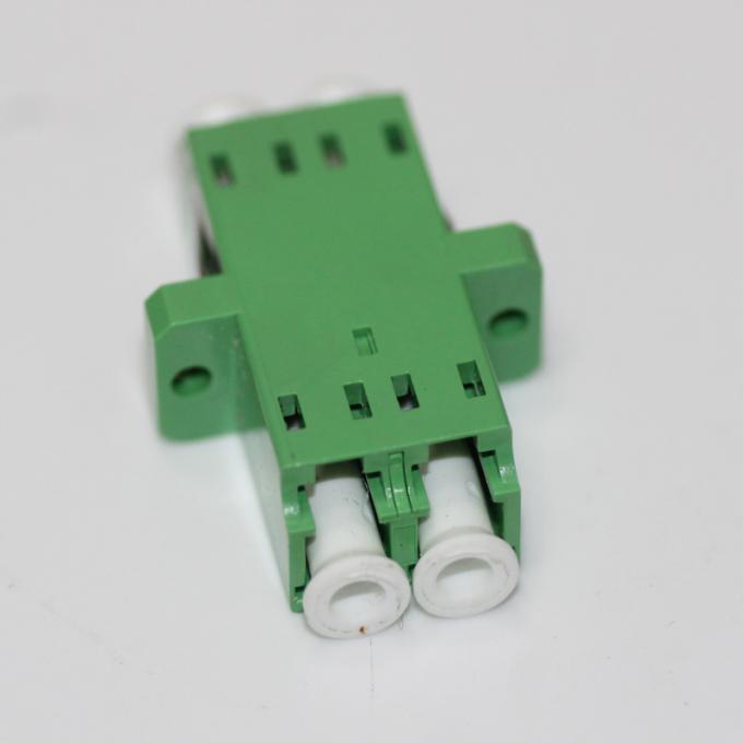 APC Lc Duplex Adapter Singlemode Flanged Green Housing 1000 Times Life
