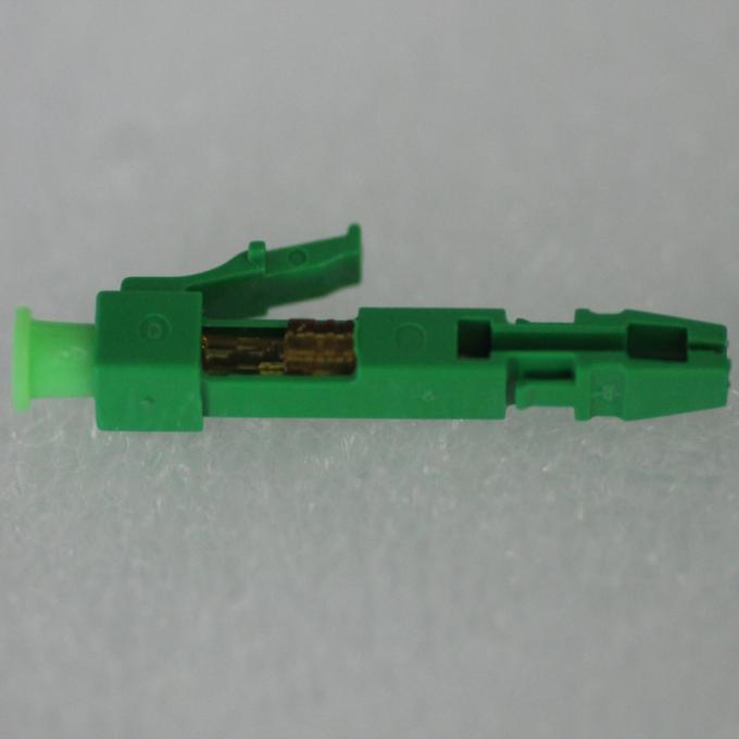 0.9 LC APC Singlemode Fiber Optic Field Assembly Connectors / Apc Fiber ...