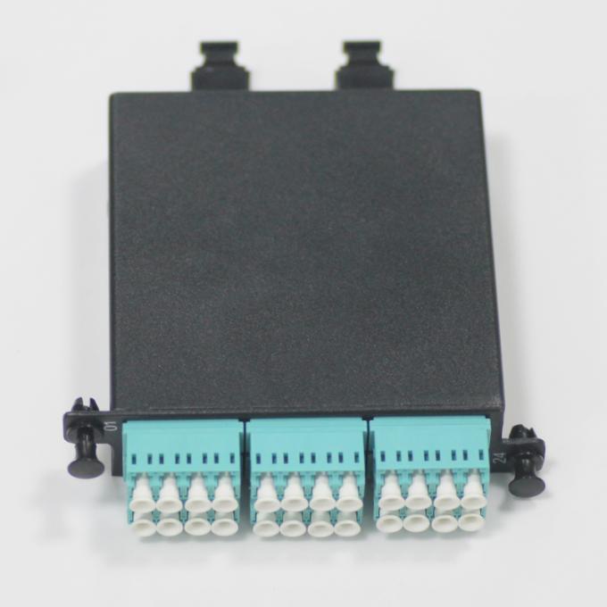 24F MPO To LC Fiber Optic MPO MTP Cable OM4 Cassette Module For Data Center