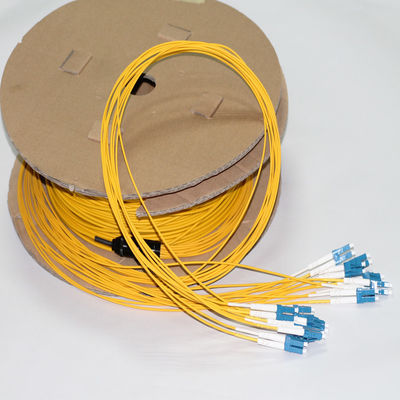 12 FO Pre Terminated Fiber Optic Cable / SC UPC Trunk Cable Pre Connectorized Multiple