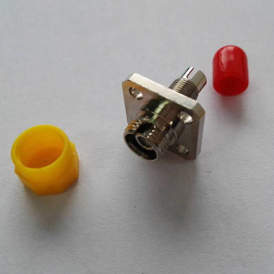 Fiber Optic Fc To Fc Coupler Simplex Multimode APC Zirconia Metal ...