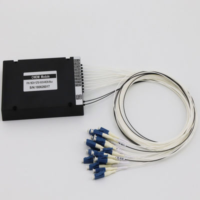 100G DWDM Fiber Optic Cable Mux Demux Module / 40CH Awg Arrayed ...