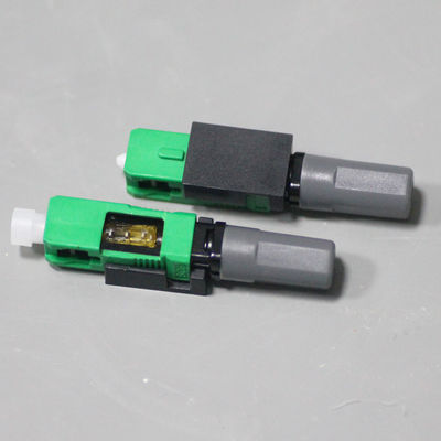 FDDI Multimode Duplex Field Assembly Connector 3.0mm Fiber Optic Beige