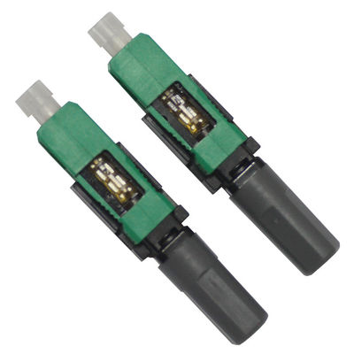 Sc Apc Fiber Connector For 2.0x3.0mm / FTTH Drop Cable 0.35dB Insertion ...