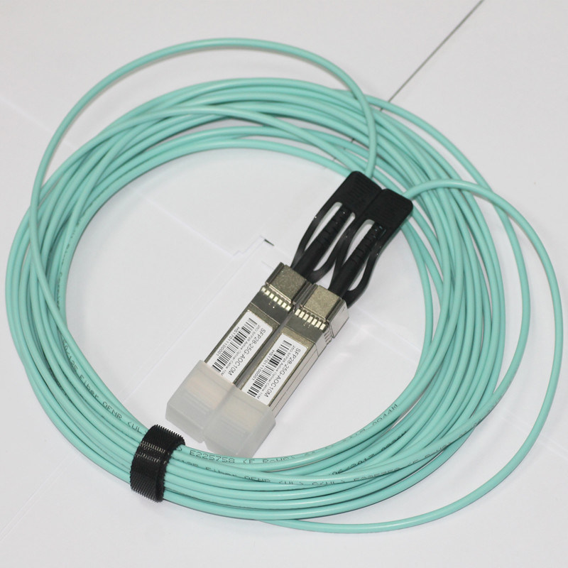 Fiber Optical 40g Qsfp+ Break Out Cord Aoc Lszh Jacket Multimode Om2