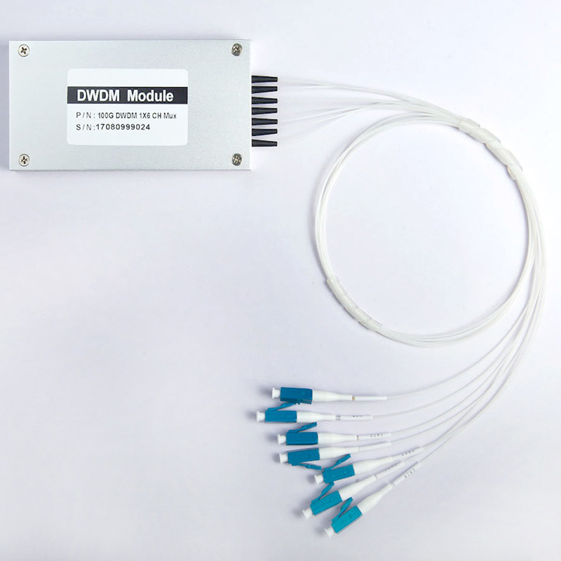 100G DWDM Fiber Optic Cable Mux Demux Module / 40CH Awg Arrayed ...