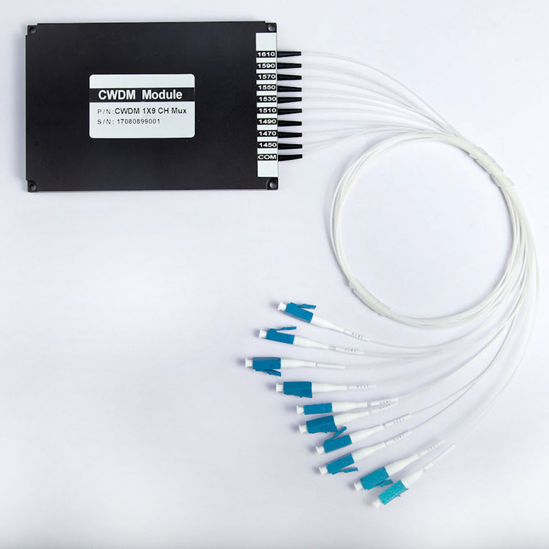 100G DWDM Fiber Optic Cable Mux Demux Module / 40CH Awg Arrayed ...