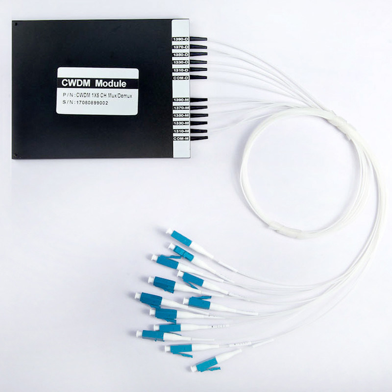100G DWDM Fiber Optic Cable Mux Demux Module / 40CH Awg Arrayed ...