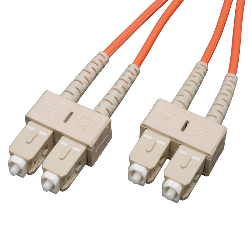 3.0mm FDDI To FDDI Fiber Optic Patch Cables / Multimode PVC Om2 Patch Cord