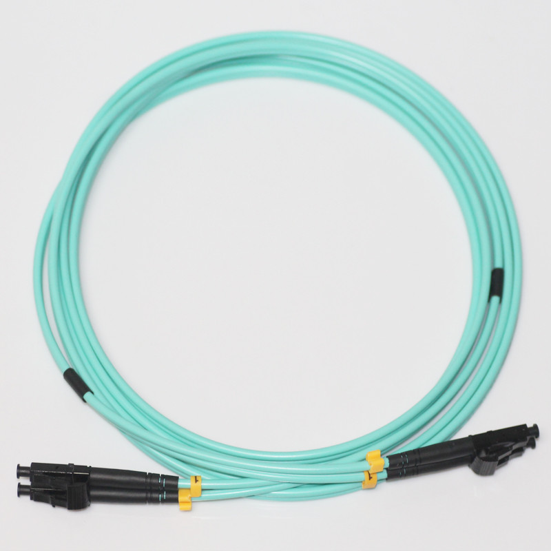 3.0mm LC To Lc Pigtail Multimode / OM3 Duplex Fiber Patch Cord 10Gbps ...