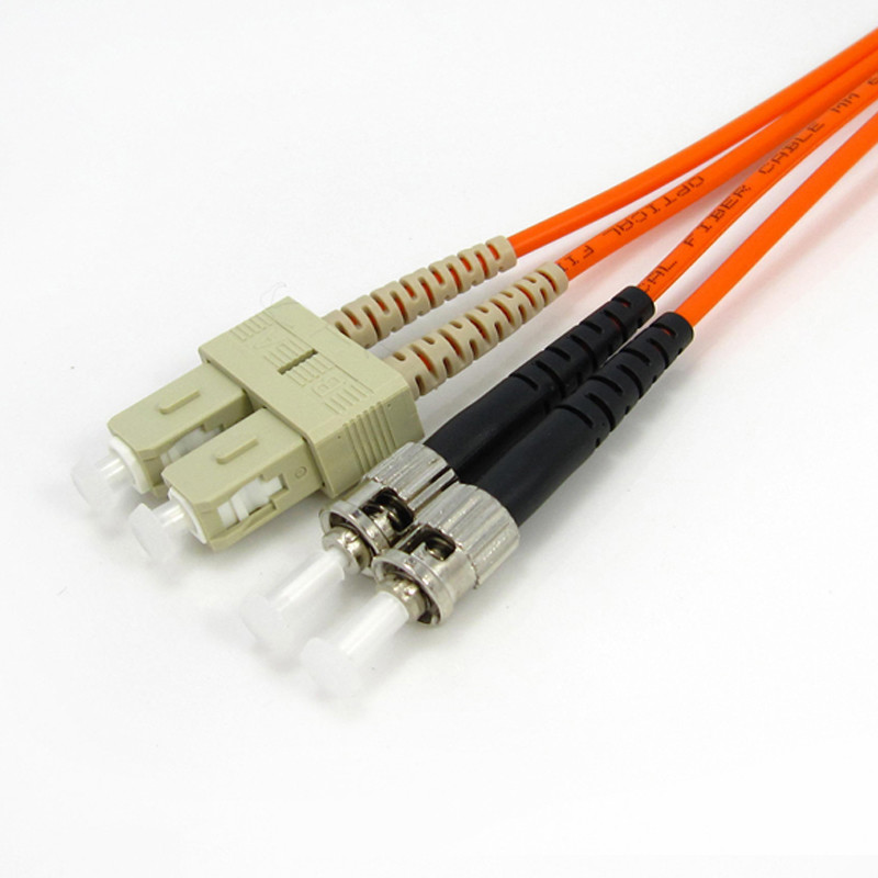 OD 2.0mm FC To Sc Pigtail Multimode Duplex OM2 0.35dB Insertion Loss